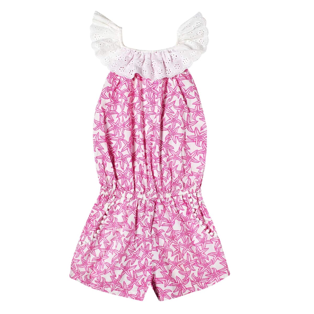 Combishort Été Rose Fuchsia | Filles 2-16 ans | La Faute à Voltaire ⭐⭐⭐⭐