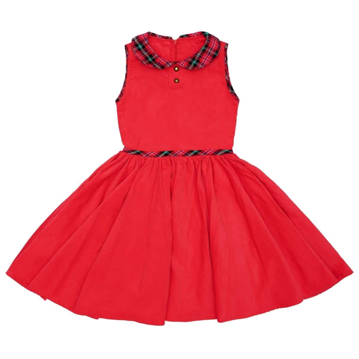 Robe De Noël Velours Rouge Fille 2 16 Ans La Faute à Voltaire ⭐⭐⭐⭐